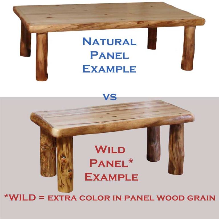 Aspen Log Bench - Rustic Log Furniture of Utah