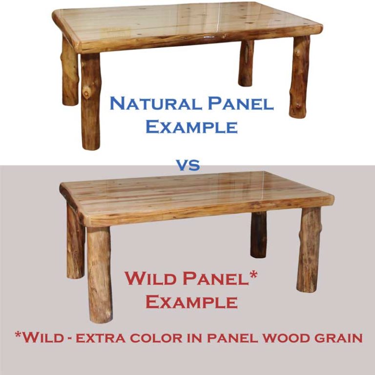 Aspen Log Dining Table - Rustic Log Furniture of Utah
